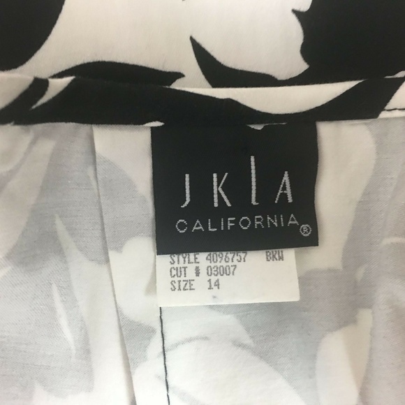 JKLA California | Skirts | Jkla California Floral Skirt Size 4 White ...